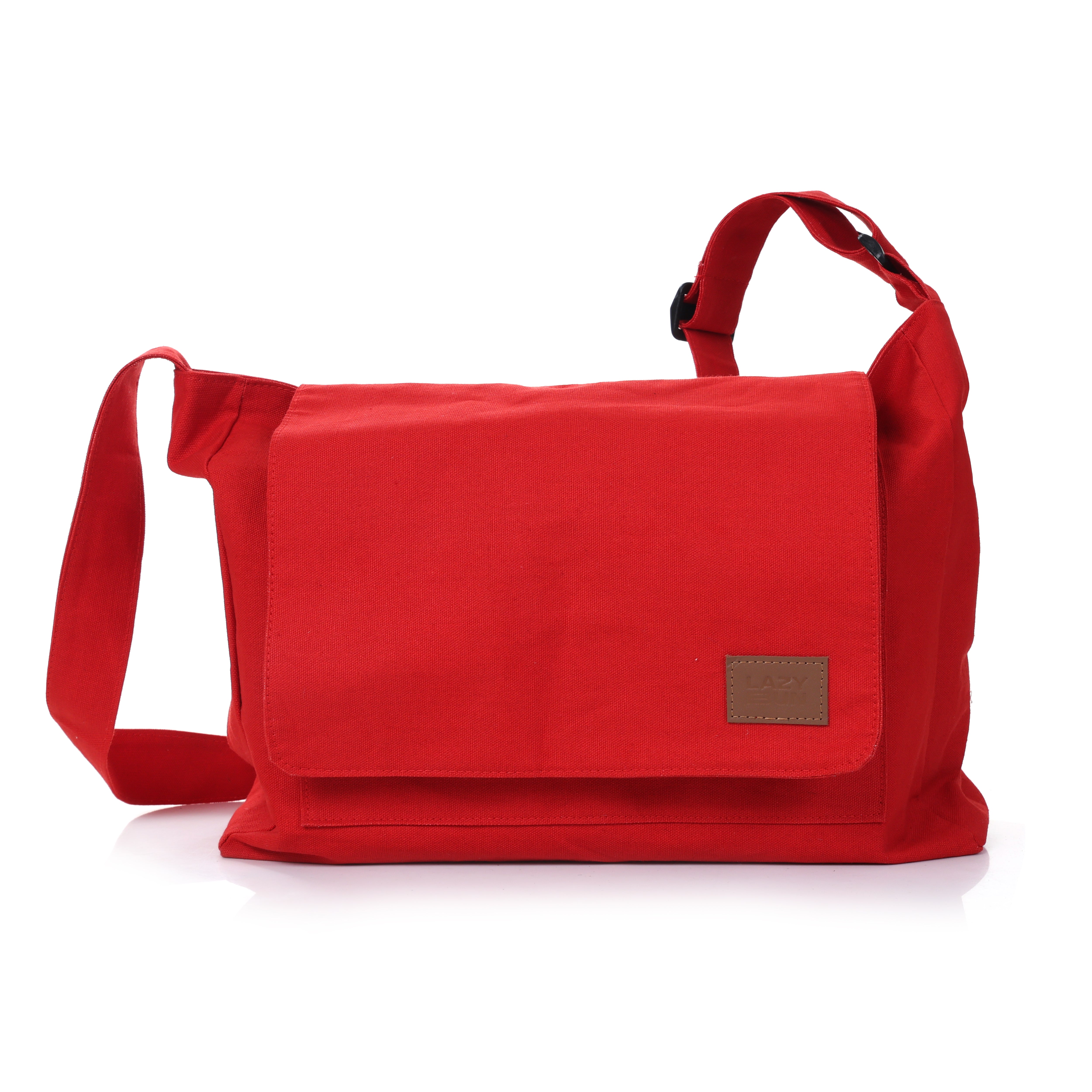 Red Messenger Bag – The Lazy Buns